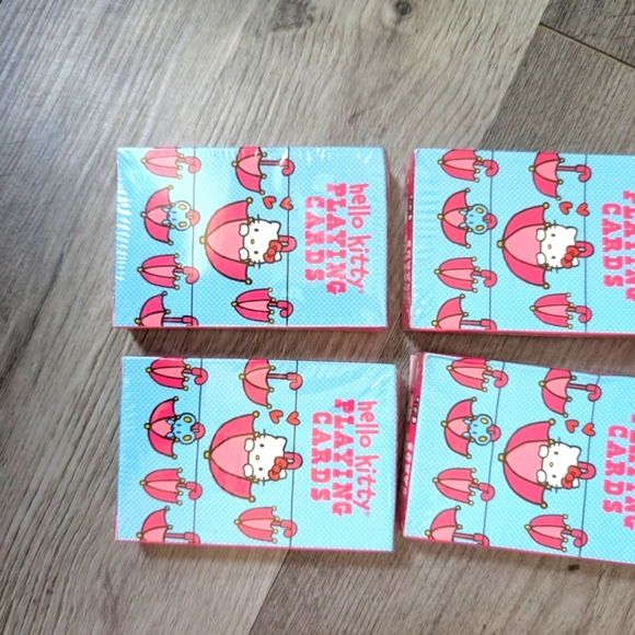 Hello Kitty | Other | Hello Kitty Pink And Blue Playing Cards | Poshmark